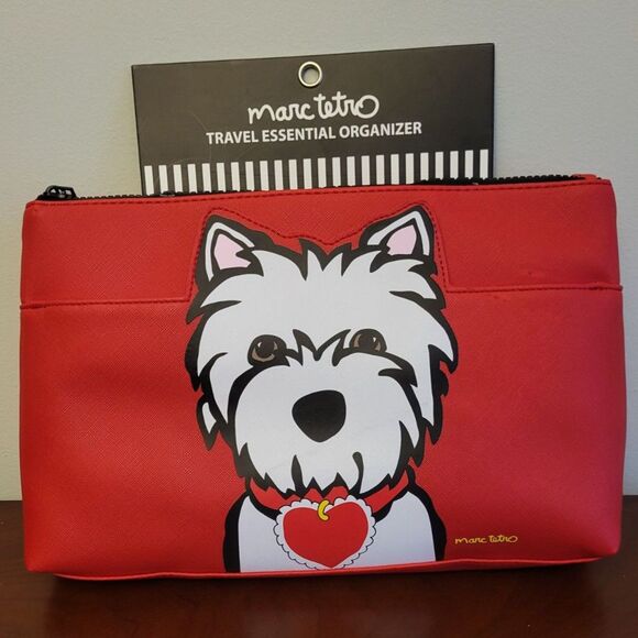 Marc Tetro | Bags | Nwt Red Marc Tetro Travel Essential Organizer ...
